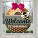 Bee Welcome Sign Decor ,boho Bee Home Sweet Home Sign,template, Cricut ...