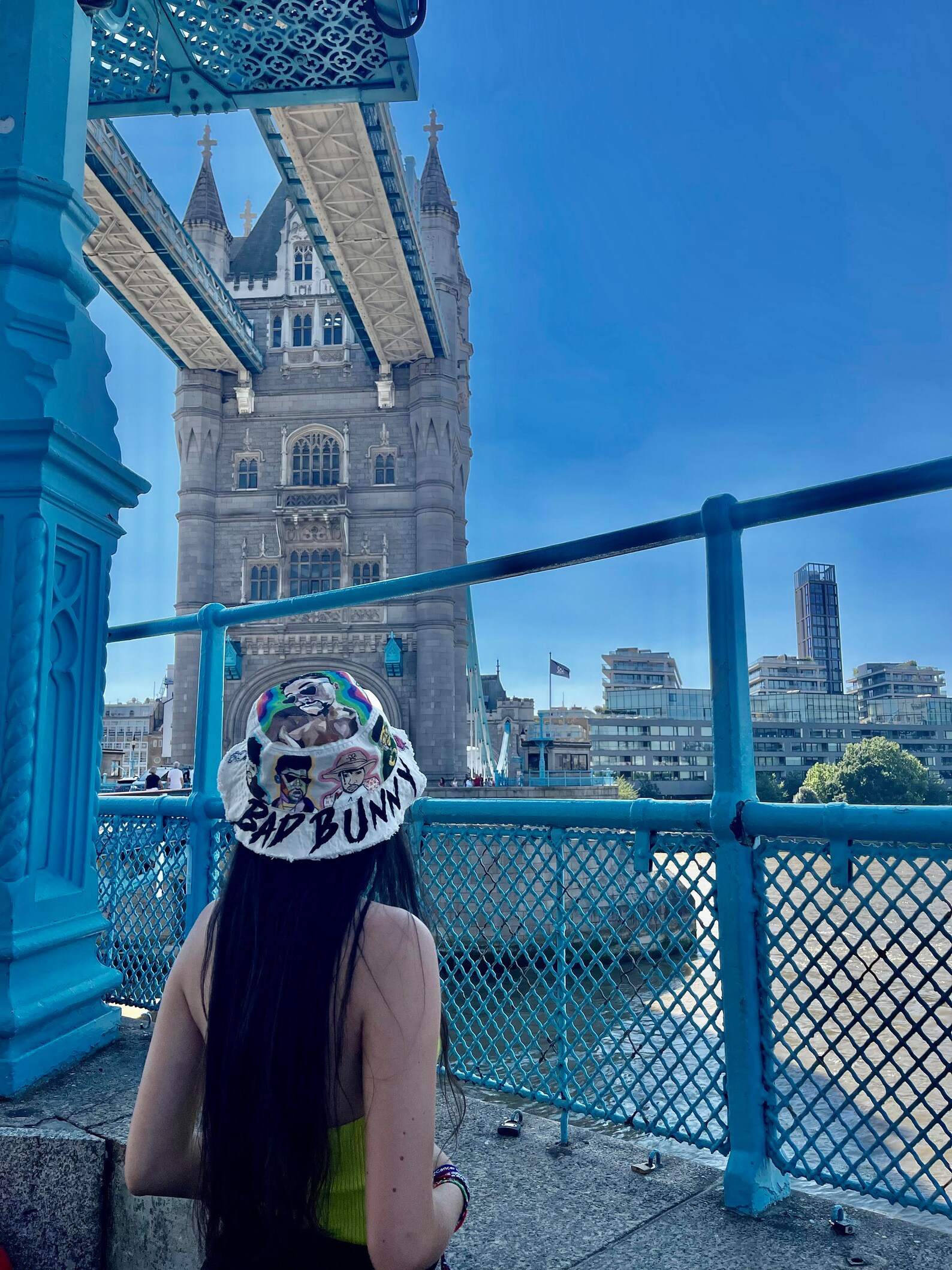 Custom Hand Painted Bucket Hat | Celebrity Custom Hat | Concert Custom ...