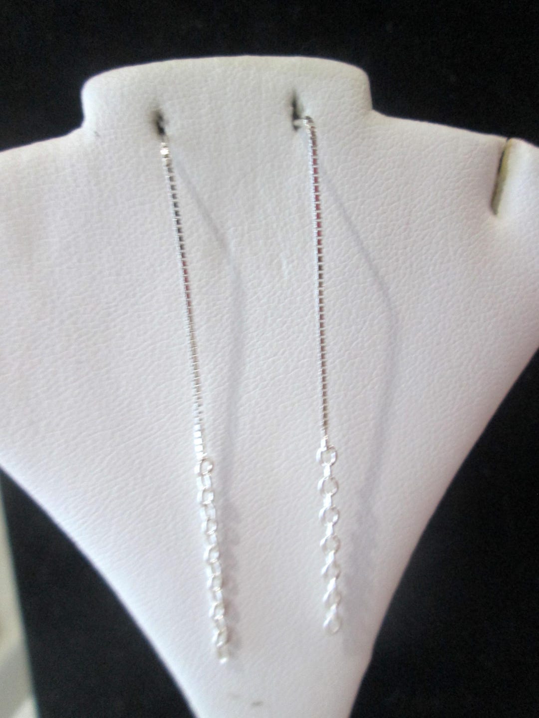 Sterling Silver Ear Threaders ~ Earring Threaders With Chain for ...