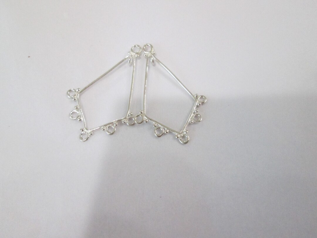 FLYING KITES ~ Sterling Silver Kite Shape Chandeliers ~ Earring ...