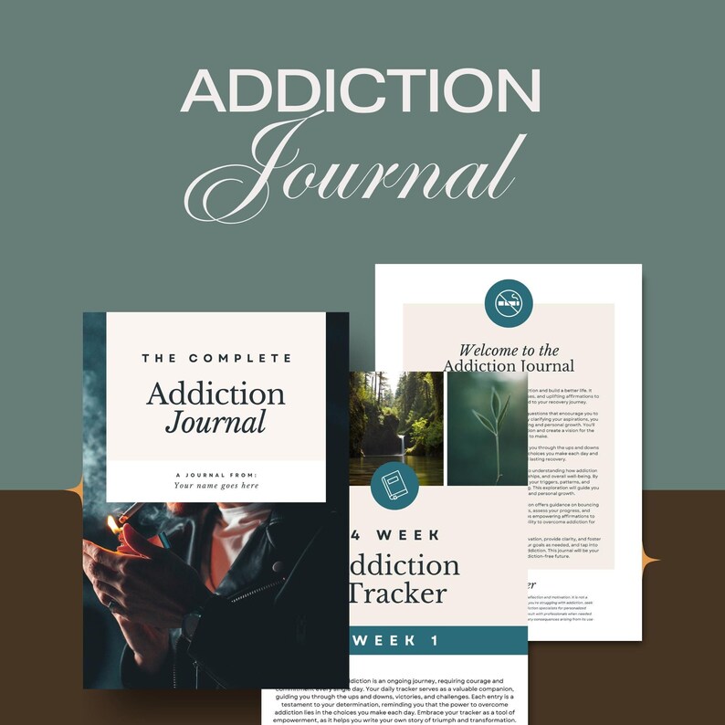 Digital Addiction Journal, Digital Tracker for Addiction, Recovery ...