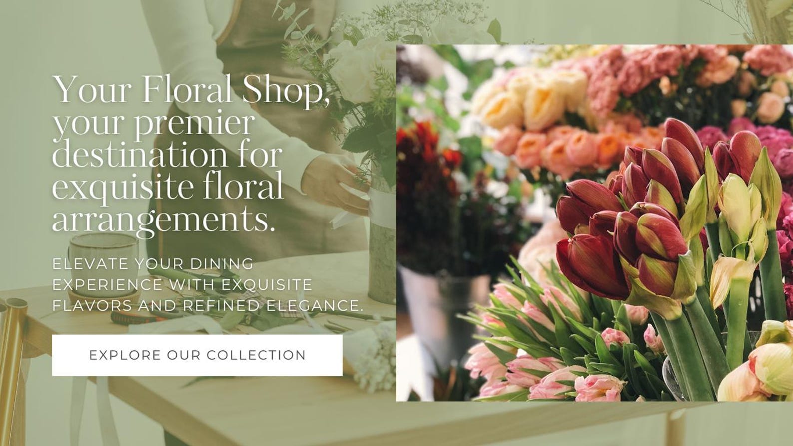 Florist Website Template, Modern and User-friendly Design for Florists ...