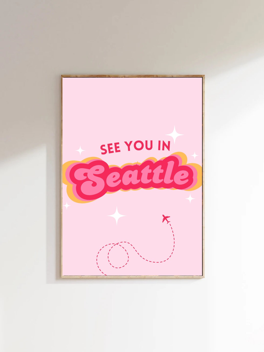 See You in Seattle - Trendy Poster - Digital Download - Dorm Decor ...