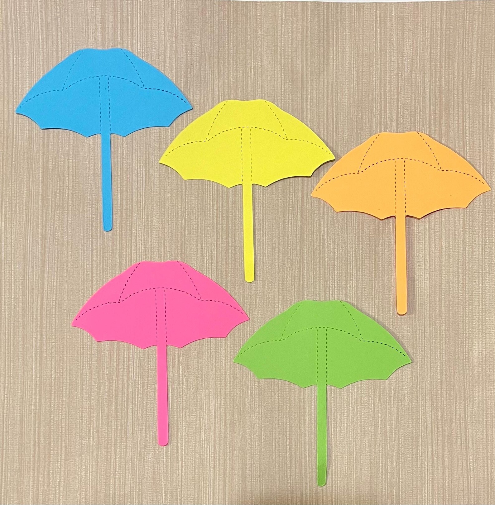 Umbrella Die Cut |set of 20| Cardstock Designs | Decor | Cutouts ...