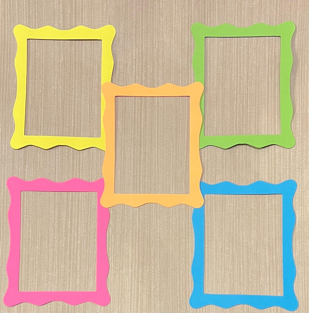 Picture Frame Die Cut |set of 20| Cardstock Designs | Decor | Cutouts ...
