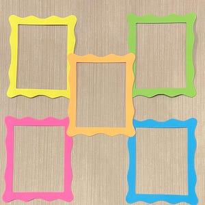 Picture Frame Die Cut |set of 20| Cardstock Designs | Decor | Cutouts ...