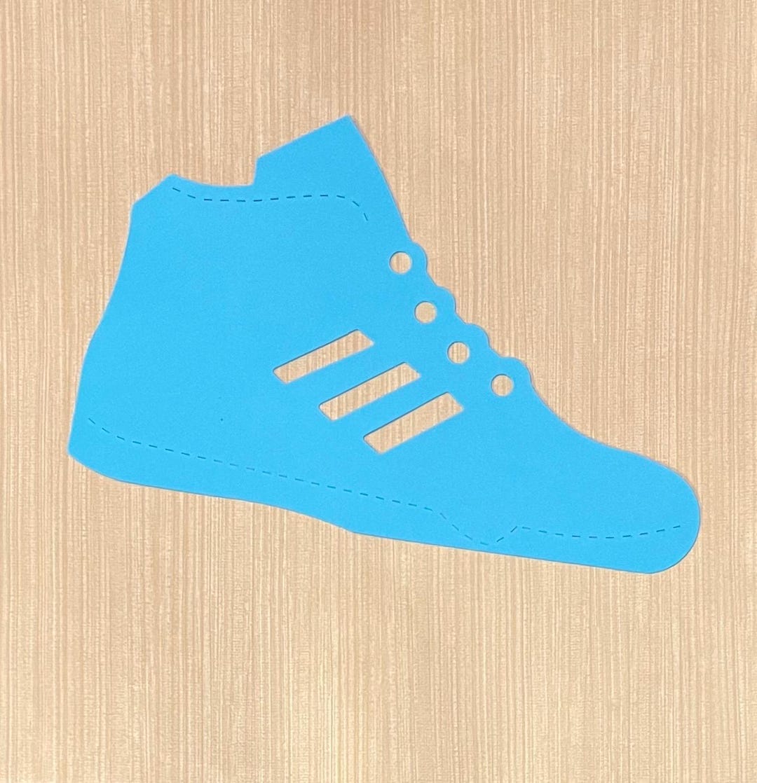 Large Sneaker Die Cut |set of 10| Cardstock Designs | Decor | Cutouts ...