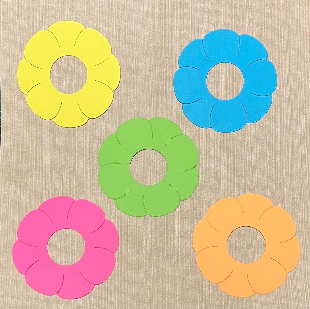 Flowers Die Cut |set of 20| Cardstock Designs - Etsy