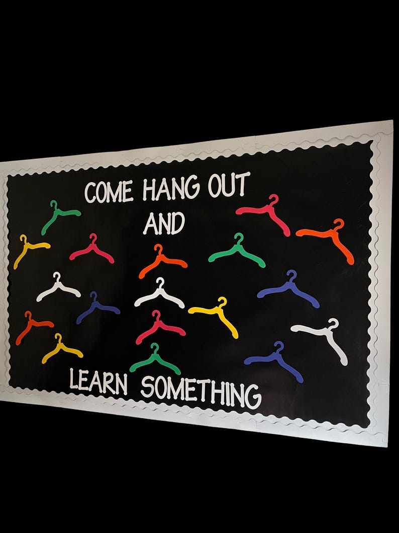 PRE-CUT Bulletin Board Kit Pre-made School Bulletin Board classroom ...