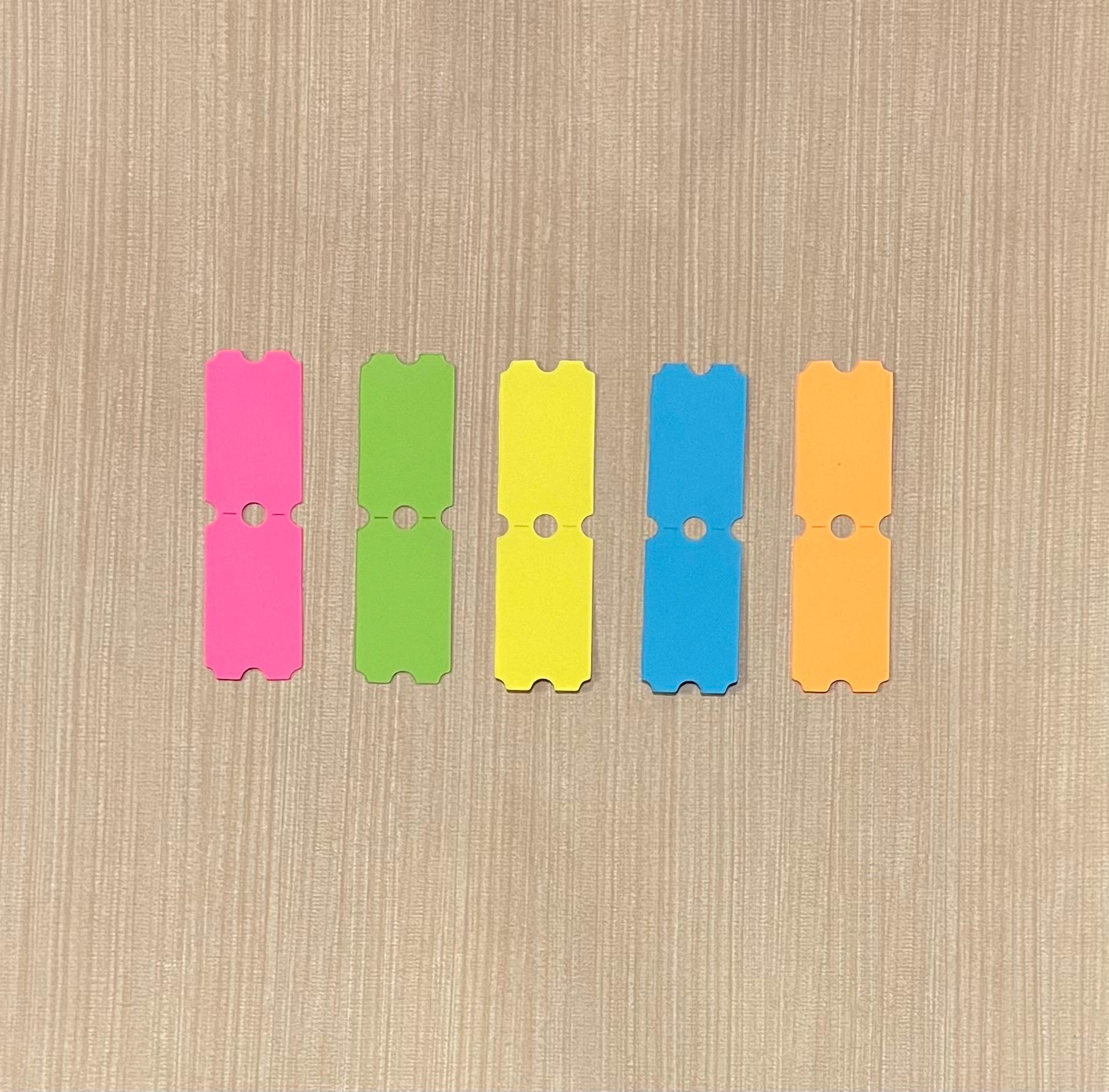 Raffle Ticket Die Cut |set of 20| Cardstock Designs | Decor | Cutouts ...