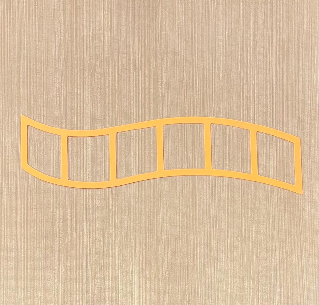 Set of 10| Large Film Strip Die Cut |cardstock Designs | Decor ...