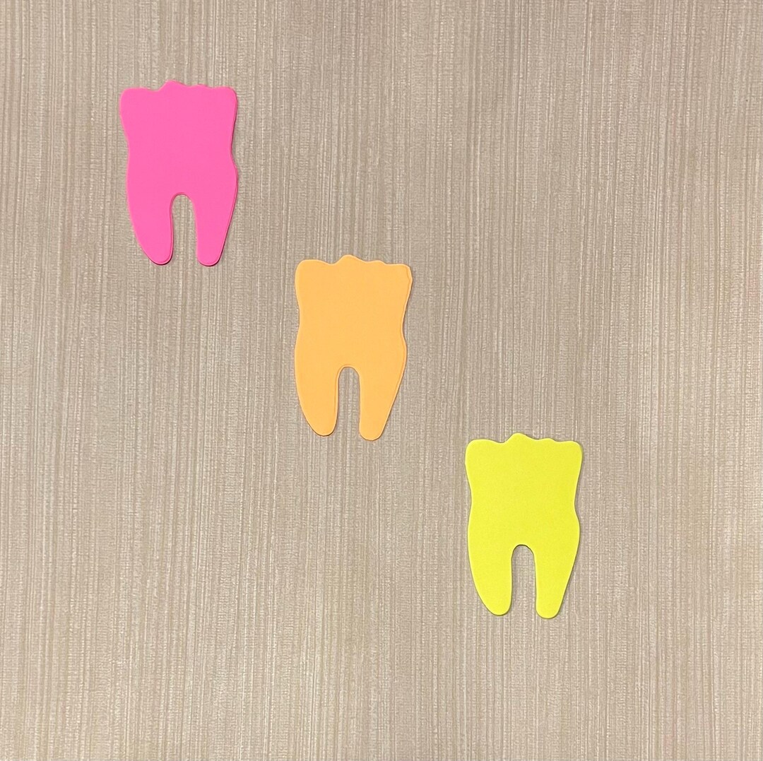 Tooth Die Cut |set of 20| Cardstock Designs | Decor | Cutouts ...