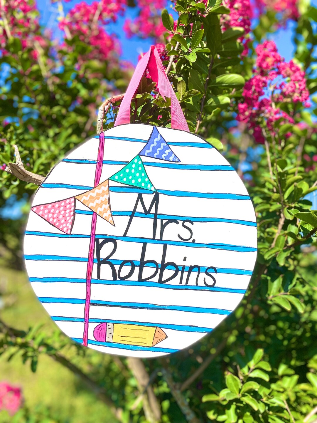 Teacher Classroom Door Hanger - Etsy