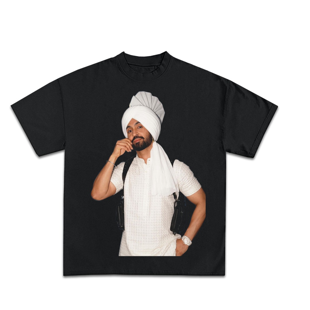 Diljit Dosanjh T-shirt, Diljit Dosanjh Graphic T-shirt, Diljit Dosanjh ...