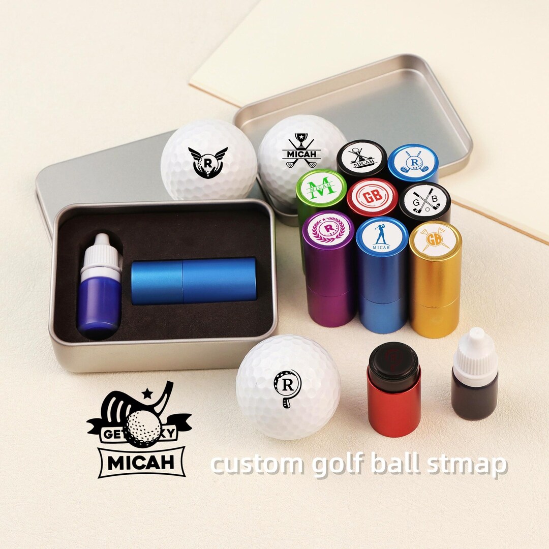 Personalized Golf Ball Stamp,custom Design Golf Ball Stamp,metal Golf ...