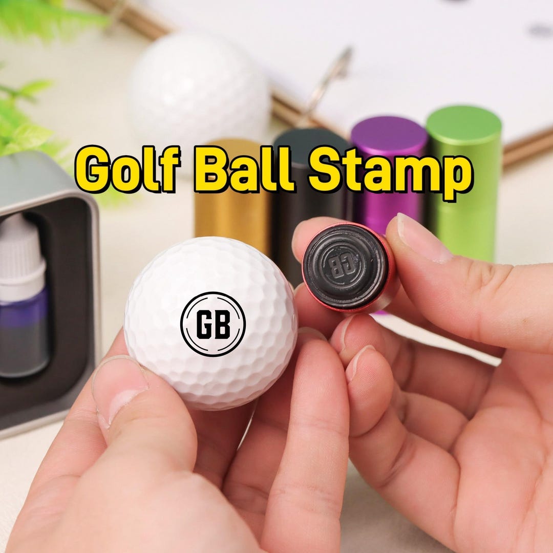 Personalized Golf Stamps,golf Ball Stamp, Custom Golf Ball Stamp ...