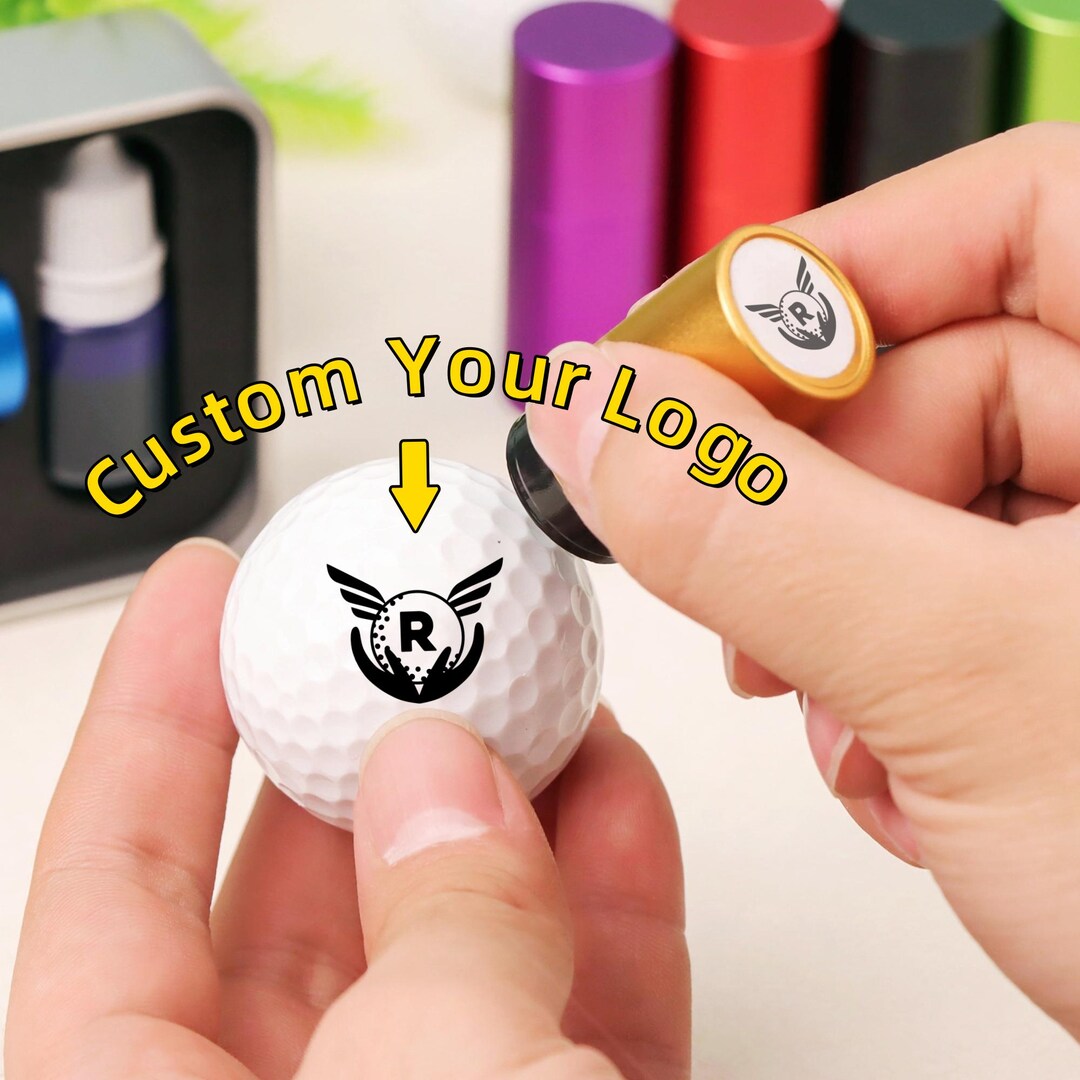 Custom Golf Stamp, Golf Ball Stamp, Monogram Golf Ball Stamp, Golf Gift ...