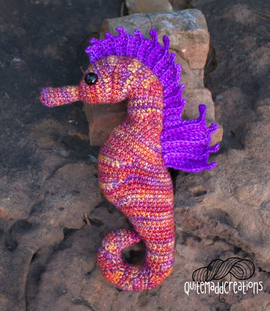 Seahorse Crochet Amigurumi Pattern PDF English - Etsy
