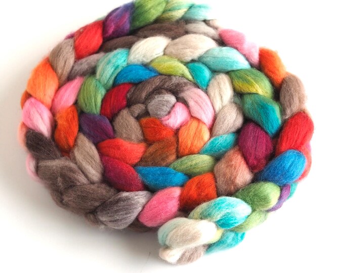Fine Polwarth Roving - Hand Painted Spinning Fiber, 4 Ounces, Twilight ...