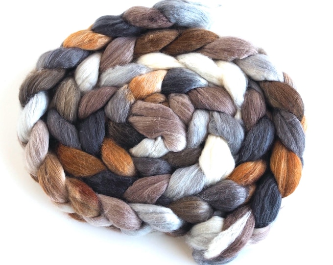 Rambouillet Wool Hand Spinner's Roving - Hand Painted Colorway, Jolly ...