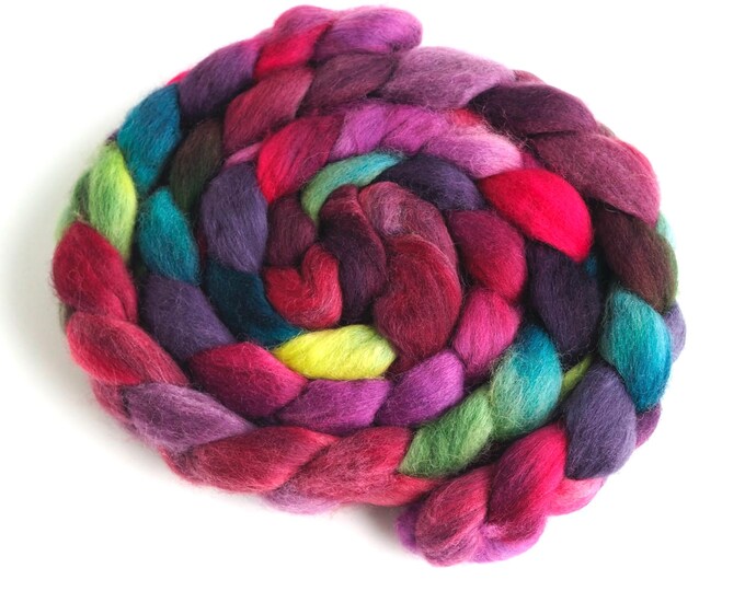 Corriedale Wool Roving Hand Dyed Spinning and Felting Fiber, Unexpected ...