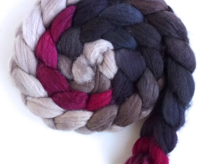 Merino/silk Roving Handpainted Spinning or Felting Fiber - Etsy