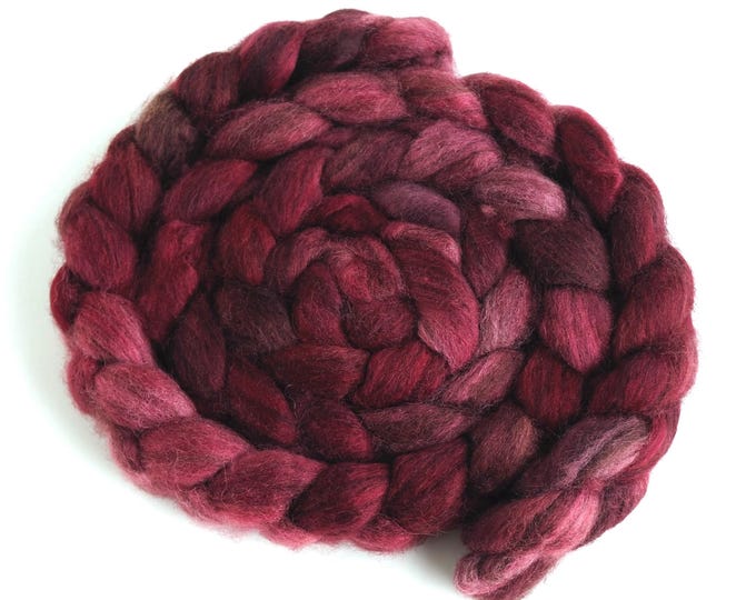 Mixed BFL Wool Roving, Hand Painted Spinning or Felting Fiber ...
