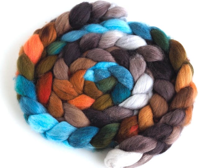 Fine Polwarth Roving - Hand Painted Spinning Fiber, 4 Ounces, Slow ...
