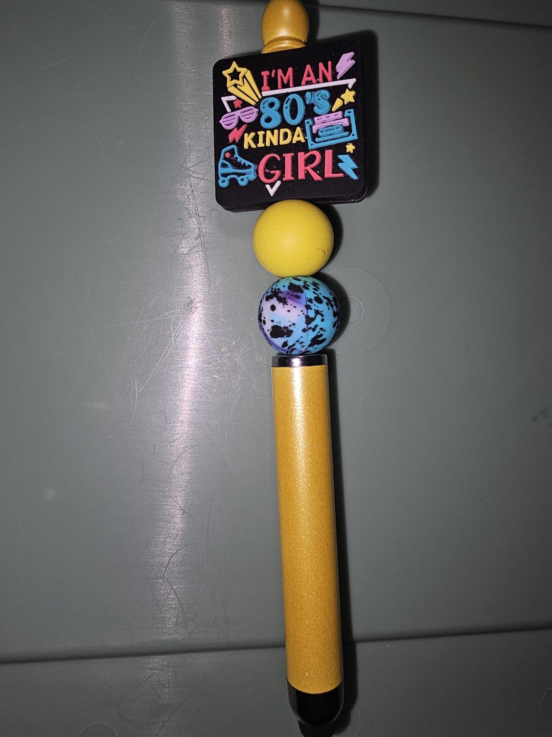 80s Girl Beaded Pen - Etsy