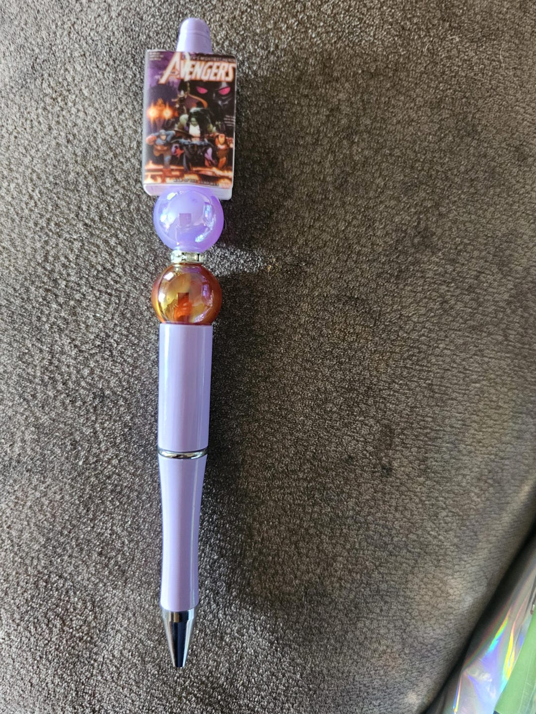 Superhero Beaded Pen - Etsy