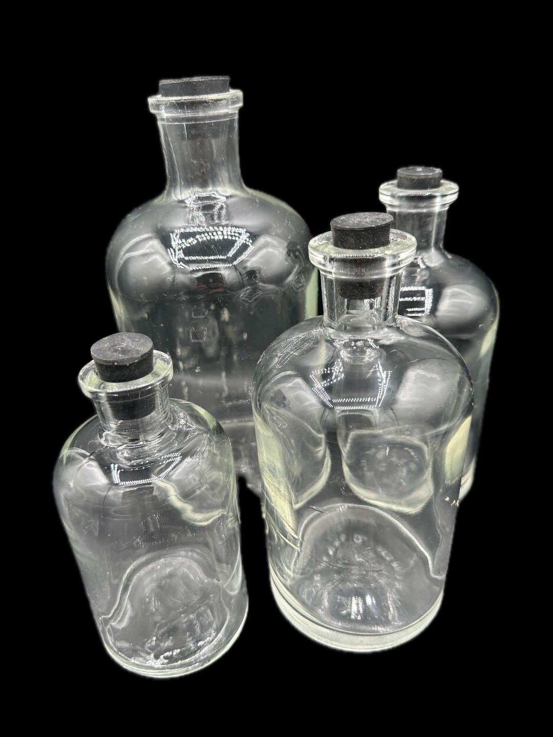 Corning PYREX Vintage Laboratory Glass Apothecary Chemical Storage ...