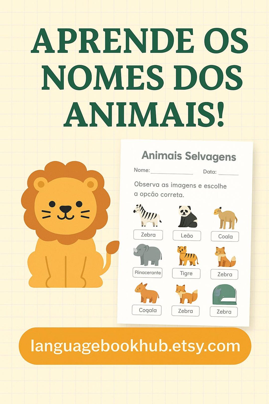 Portuguese Animal, Animal Fact Sheets in Portuguese, Educational Animal ...