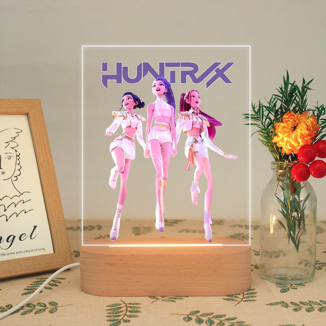 Kpop Demon Hunters Night Light,huntrix Girl Led Light,kpop Idol Group ...