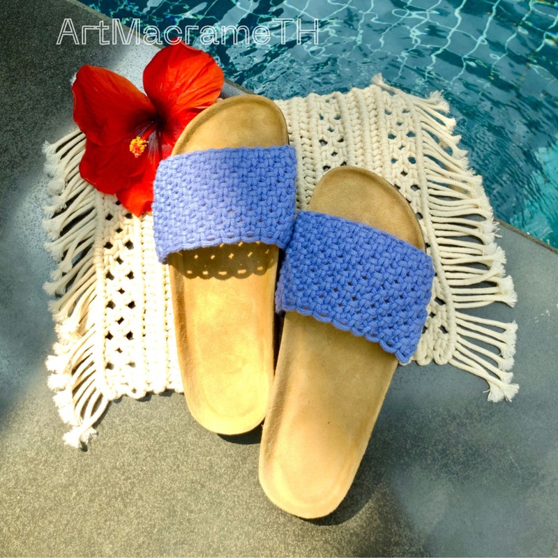 Cotton Sandals - Etsy