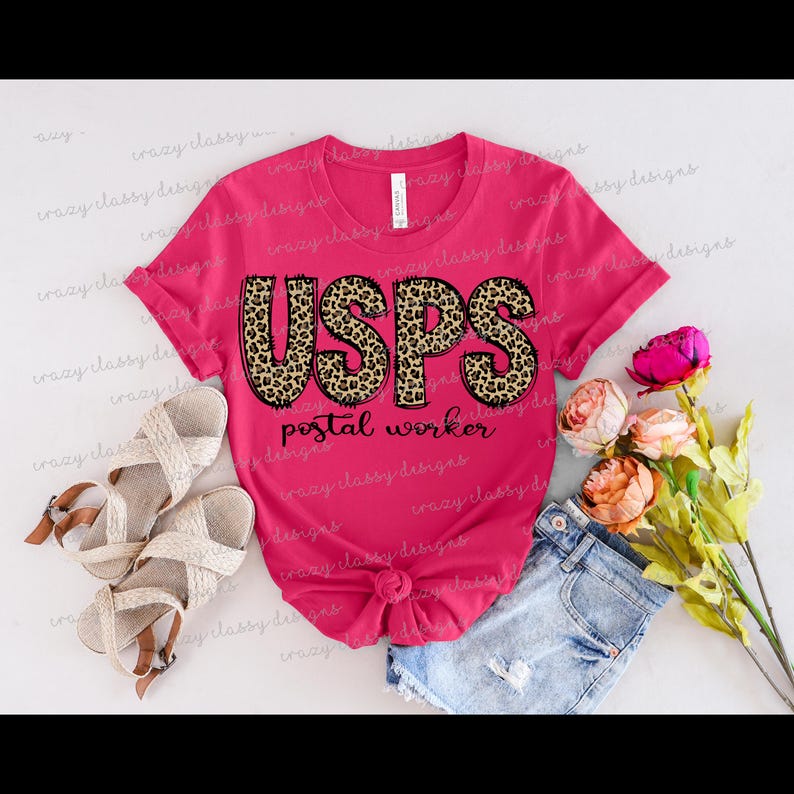 Usps Leapord Print Png - Etsy