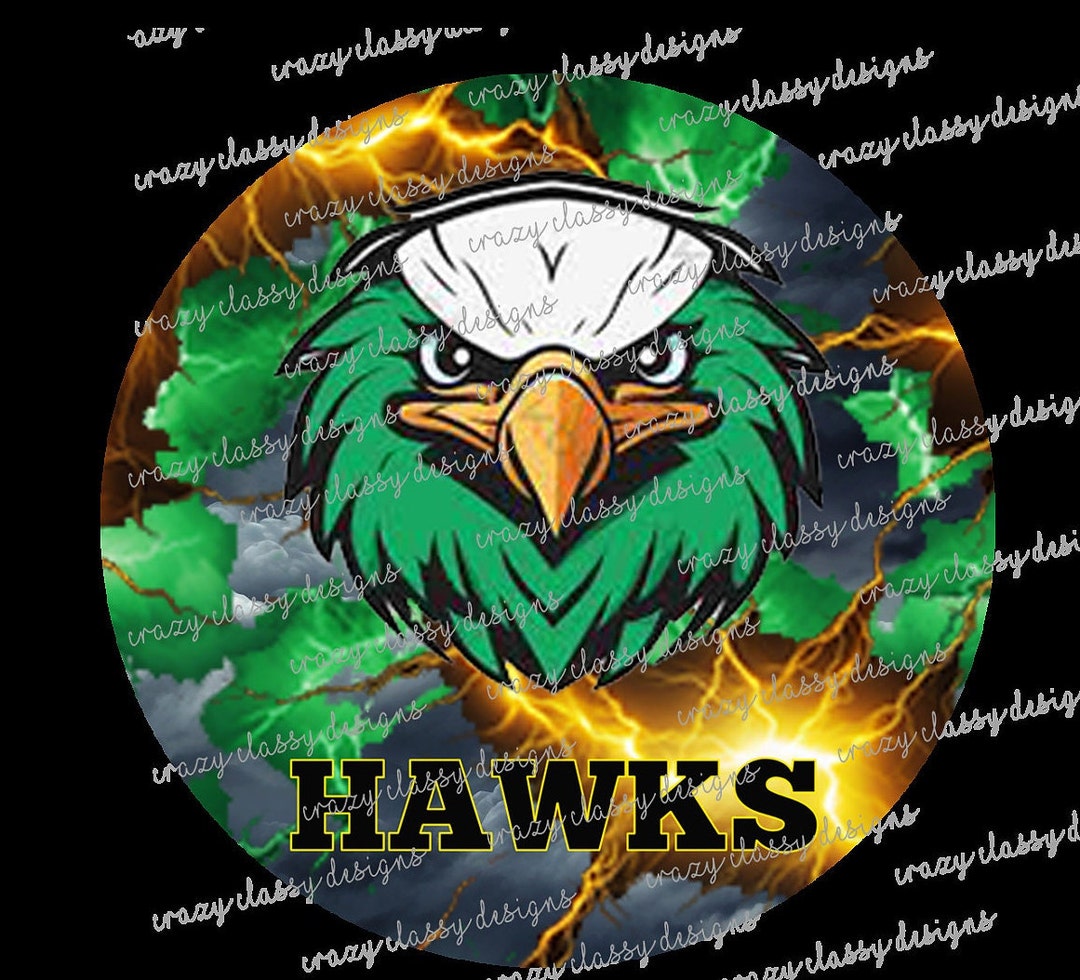Hawks Button Size Pngs 3x3 - Etsy