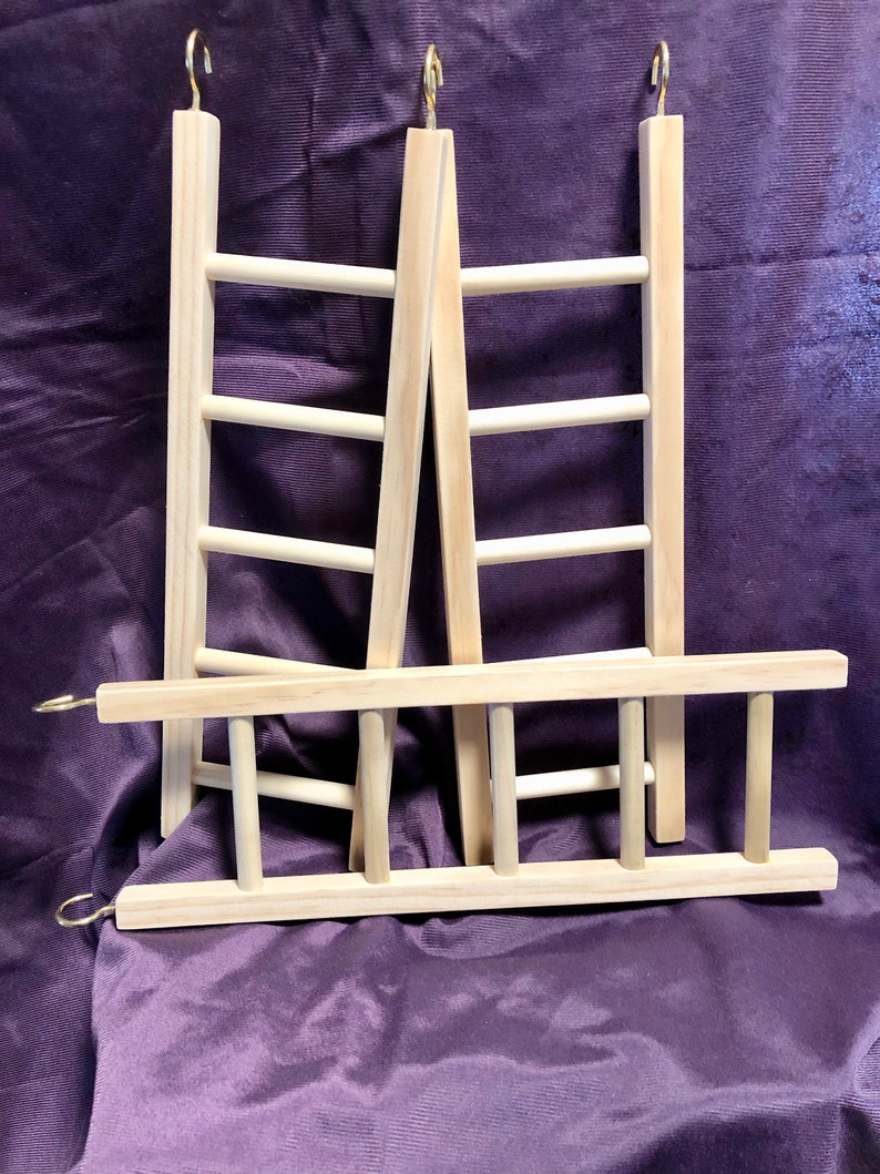 3 STURDY BIRDY Cage Ladders 12"x4" MADE in the U.S.A. - Etsy