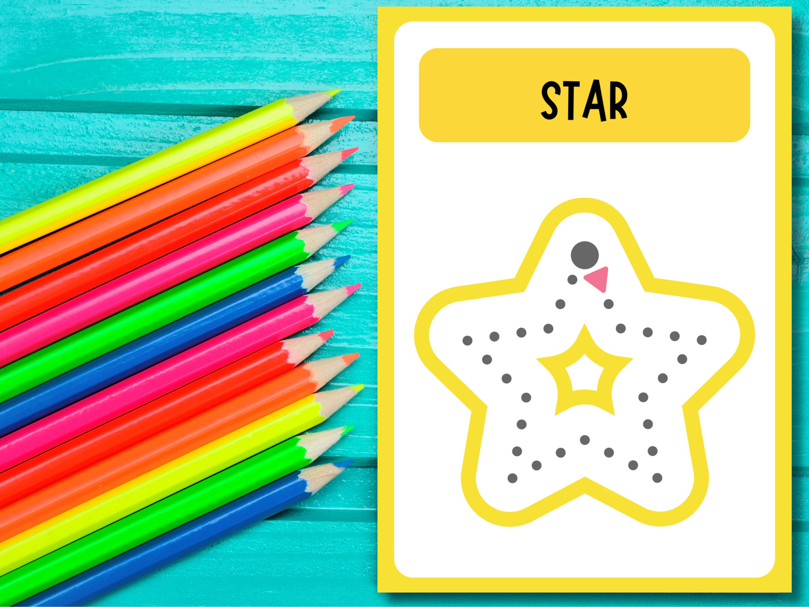 Printable 2D Shapes Tracing Worksheet Educational Poster Printable Wall ...