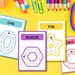 Printable 2D Shapes Tracing Worksheet Educational Poster Printable Wall ...