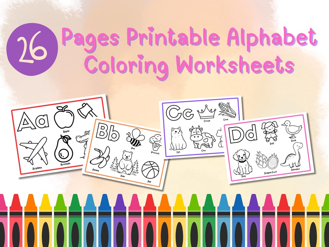 Alphabet Coloring Pages, Preschool Coloring Pages, Preschool Activity ...