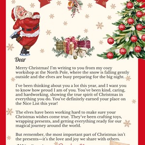 6 Vintage Letters From Santa Printable PDF - Etsy