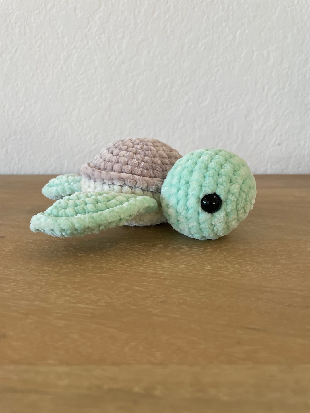 Sea Turtle, Handmade Crochet (sea Green) - Etsy