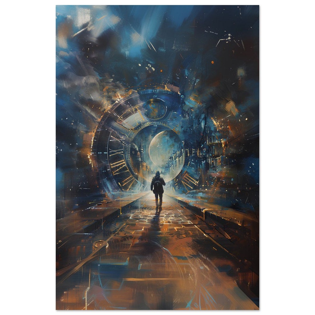 Time Travel Adventure Poster, Gaming Room Poster, Gaming Wall Poster ...