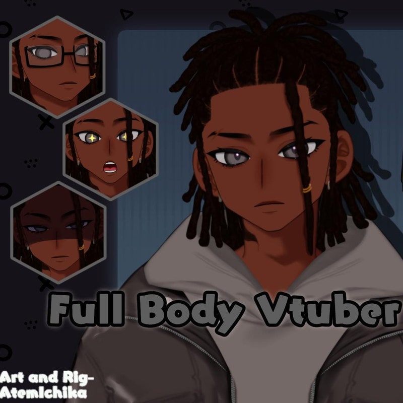 Live2d Model Male - Etsy