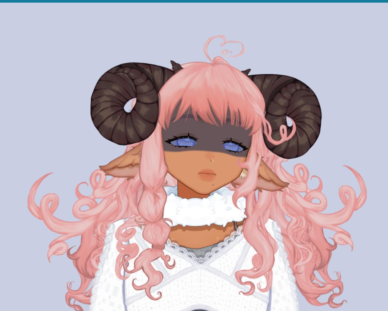 Live2d Premade Fully Rigged Vtuber Model - Ready to Use - Cute Goat ...