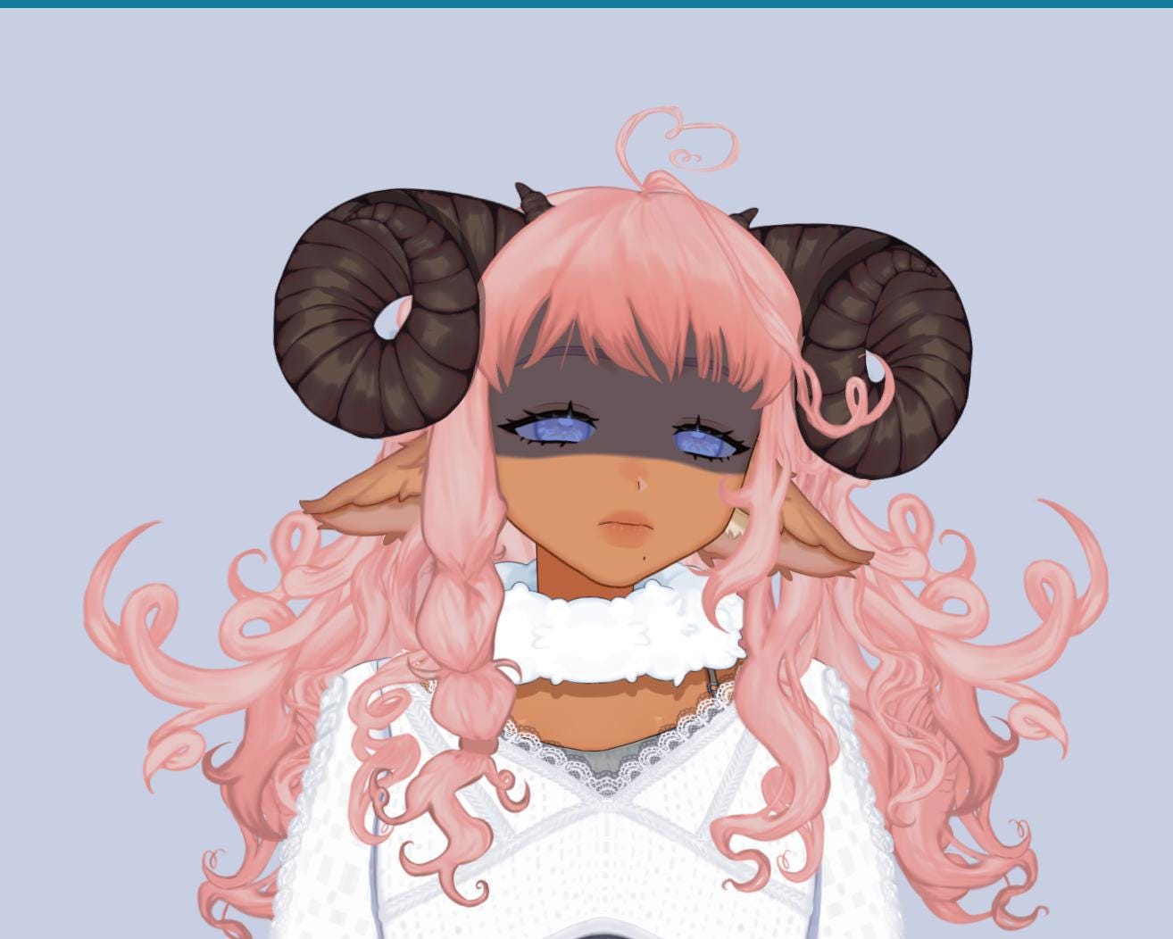 Live2d Premade Fully Rigged Vtuber Model - Ready to Use - Cute Goat ...