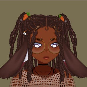 Live2d Premade Fully Rigged Vtuber Model - Ready to Use - Cute Rabbit ...