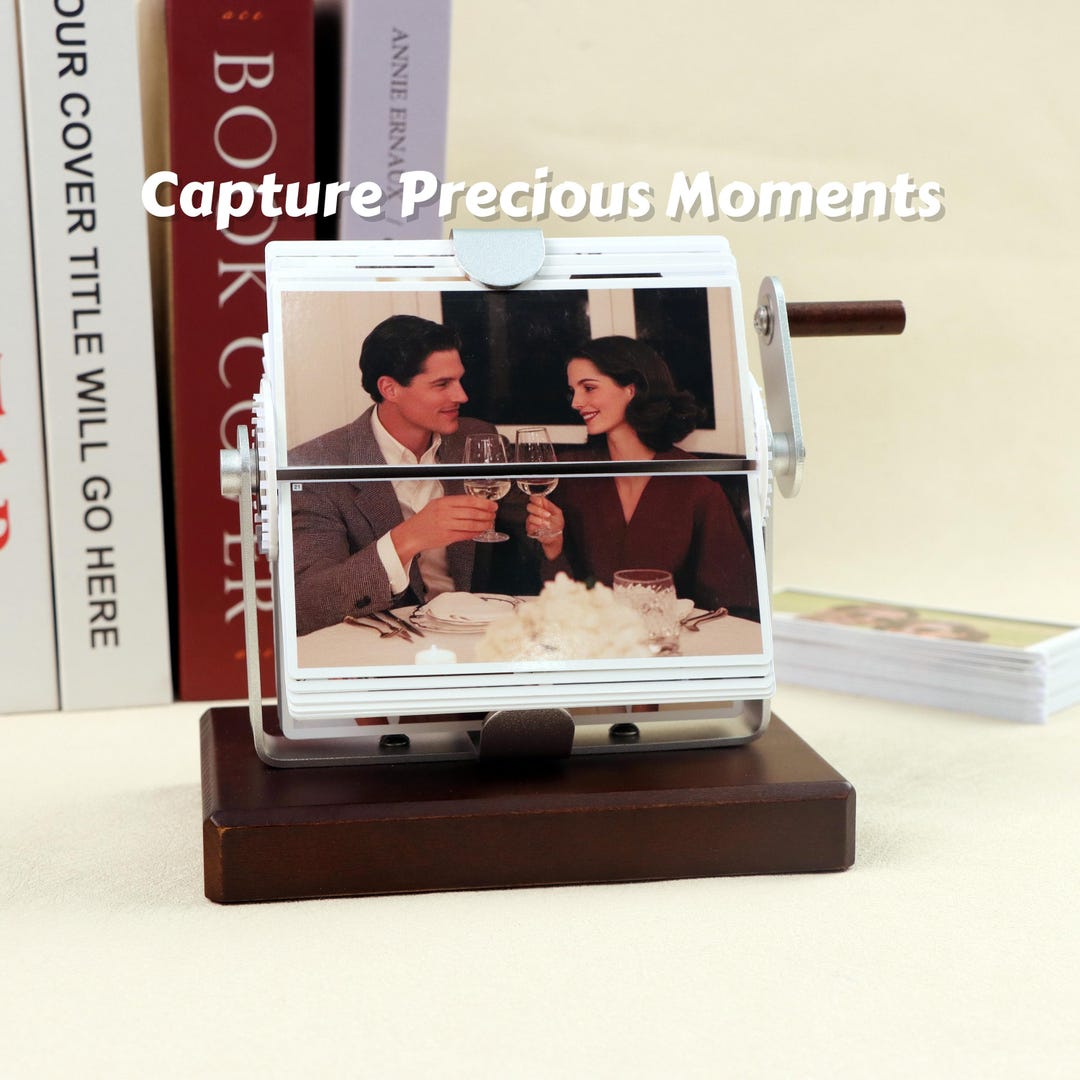 Personalized Photo Flip Book, Rotating Animation Machine, Anniversary ...