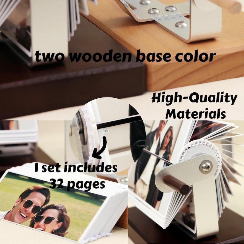 Custom Flip Book Photo Album,photo/video Rotating Albums,custom Movie ...