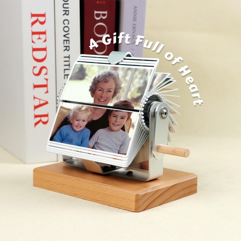 Custom Flip Book Photo Album,photo/video Rotating Albums,custom Movie ...